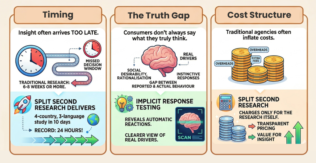 The Three Pain Points of Commissioning Market Research - Split Second ...